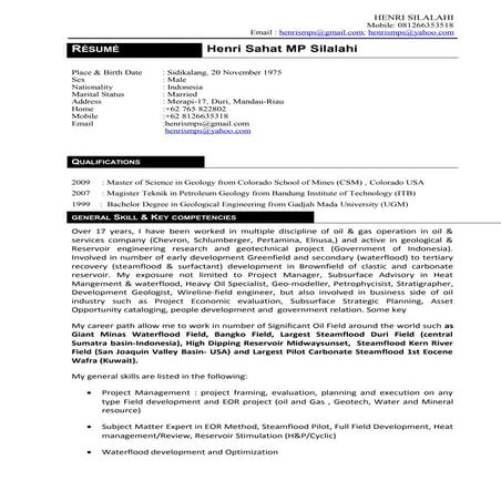 Henri_silalahi_CV2016 | DOC