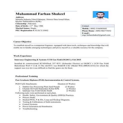 Muhammad Farhan Shakeel | PDF