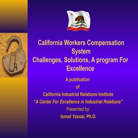 California Workers Compensation System | PPT