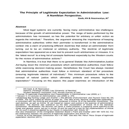 Admin Law Article | DOCX