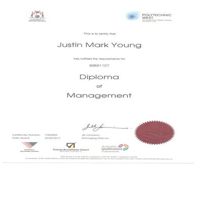 Diploma of Management | PDF