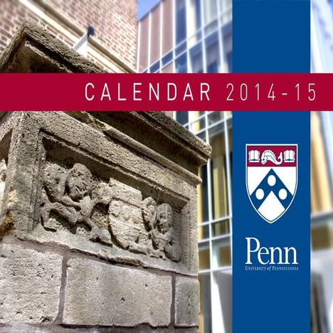 PennCalendar201415prelim | PPT