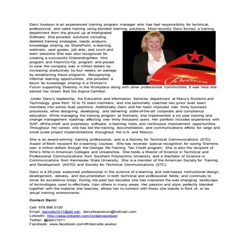 Professional_Bio | DOCX | Business Administration | Business