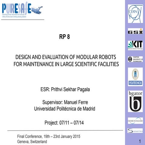 Self re-configuring modular ROBOT | PPTX