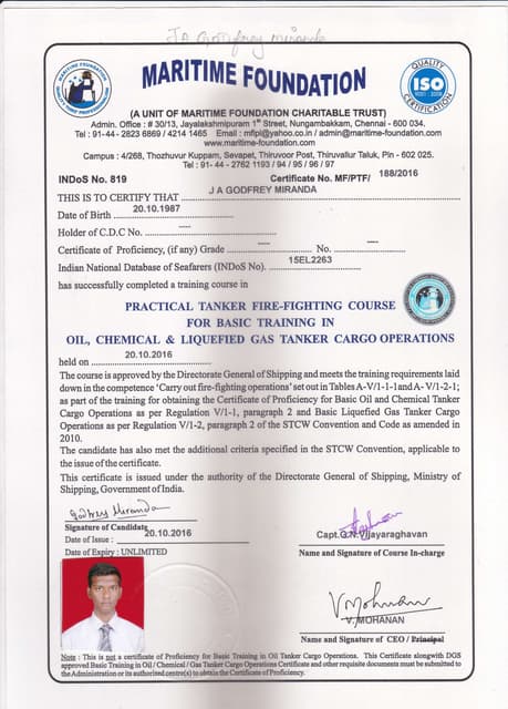 dangerous goods training CAT8 | PDF