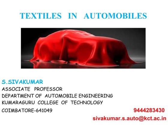Autotech Technical Textile | PPTX
