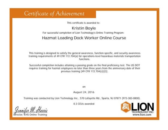 Certificate of Appreciation for conducting "World Class Maintenance ...