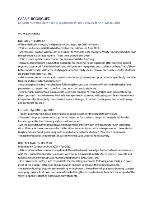 CassandraRathmanResume1 | DOCX | Biological Sciences | Science