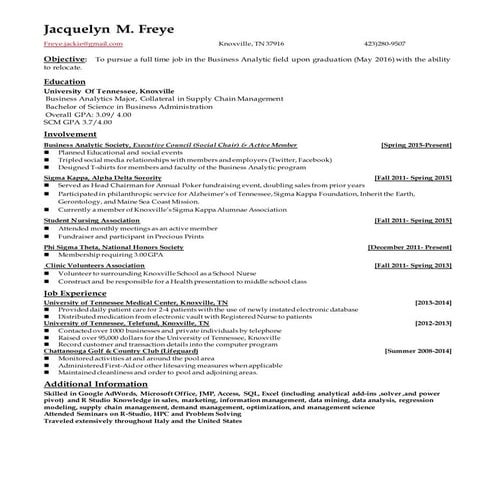 Kaitlin Hall 2016 RESUME | PDF