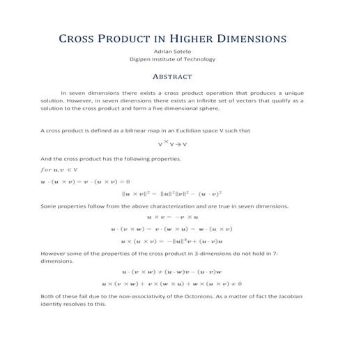 Seven_Dimensional_Cross_Product_and_orthogonality | DOC | Physics | Science