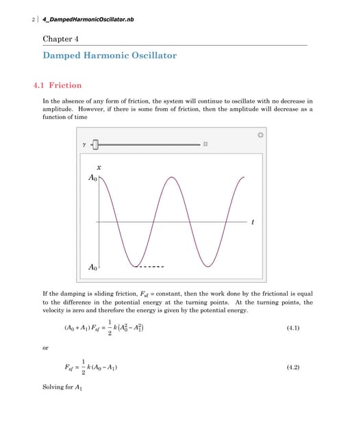 The Guide on How Damped Harmonic Oscillations effect the tides | PPT