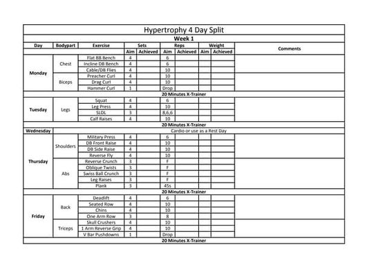 List of all exercise names | PDF | Fitness and Exercise | Healthy Living