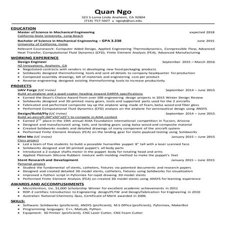 Quan_Ngo_resume 2016 | PDF