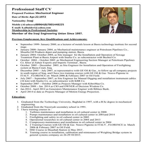 Noor c.v | PDF