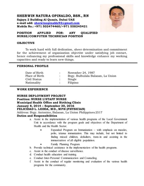 Physician CV-Kathlyn Therese Criste | PDF