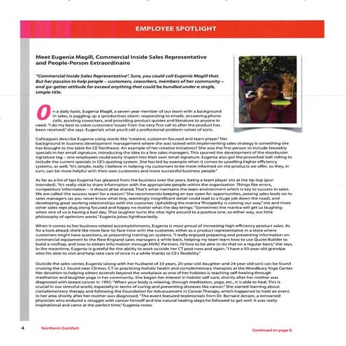 Employee Spotlight section | PDF