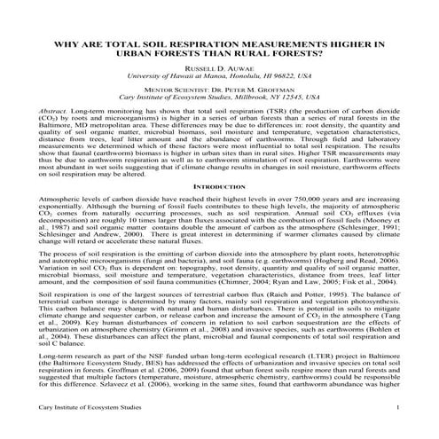 Paleoecology Paper | DOCX