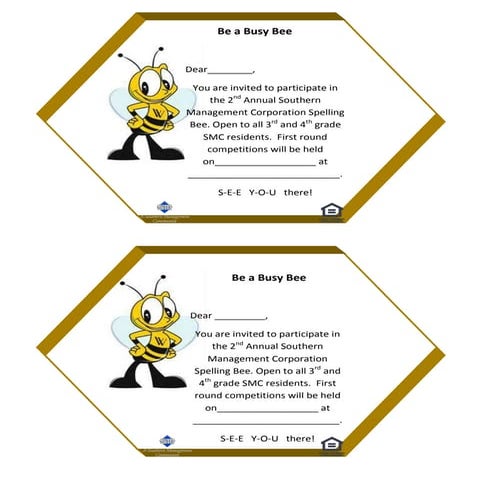 Spelling bee final draft | PDF