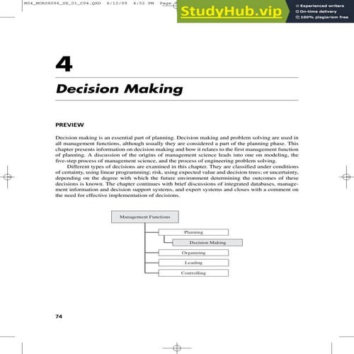 4 Decision Making | PDF