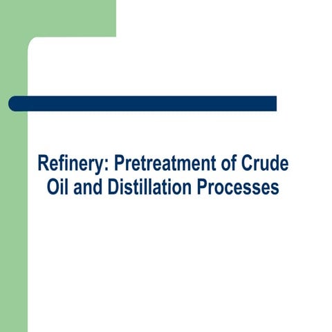 Processing of petroleum types of reflux | PPTX
