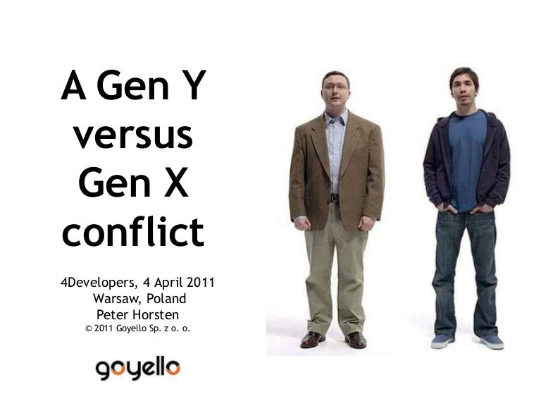 A Gen Y versus Gen X conflict
