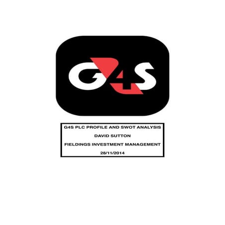 David Sutton FIM G4S Stock Analysis | PDF
