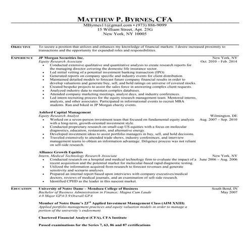 Matt Byrnes Resume | PDF
