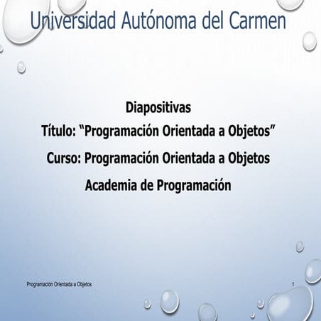 Diapositivas Curso Programación Orientada A Objetos En Java Ppt