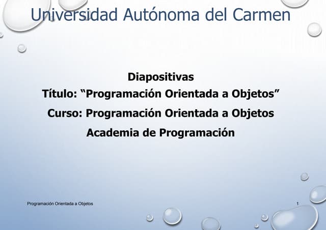 Diapositivas Curso Programación Orientada A Objetos En Java Ppt