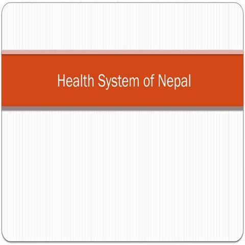 Organogram/ Organization Structure of Nepalese Health System (Updated ...