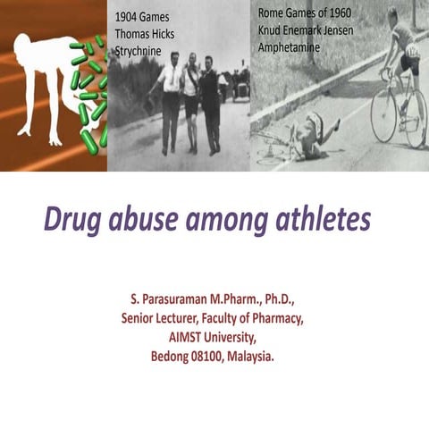 Drug abuse among athletes | PPT