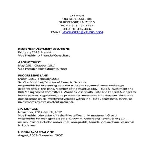 JAY_HIGH-Resume | PDF