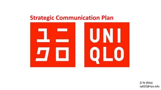 UNIQLO | PPT | Apparel Industry | Industries
