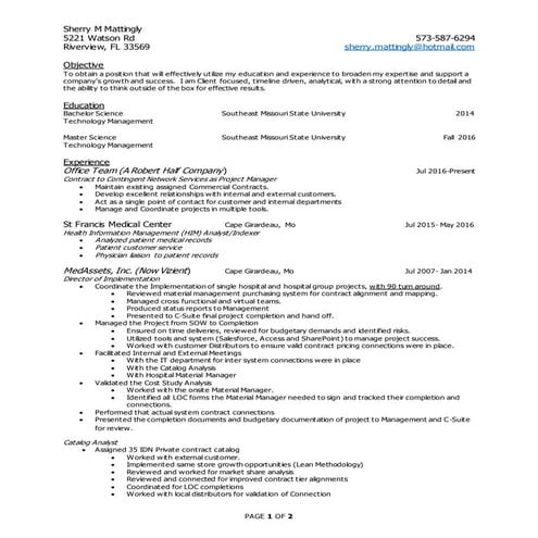 Wanda Reynolds Resume Current | DOCX