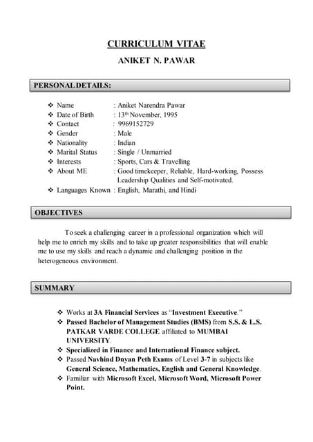 Rajani resume | PDF