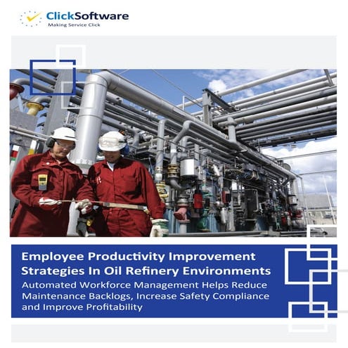 Business paper: Employee Productivity in Oil Refineries | PDF