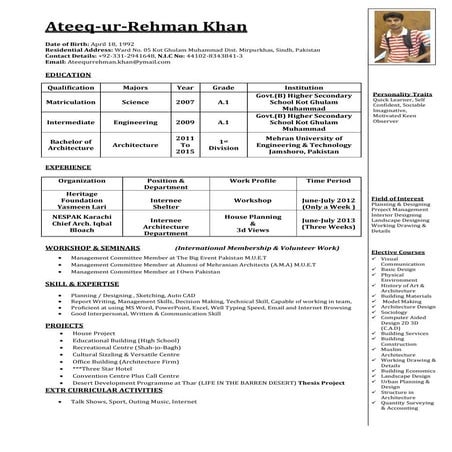 Ateeq (CV) | PDF