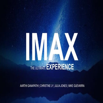 Imax technology (venkat) | PDF