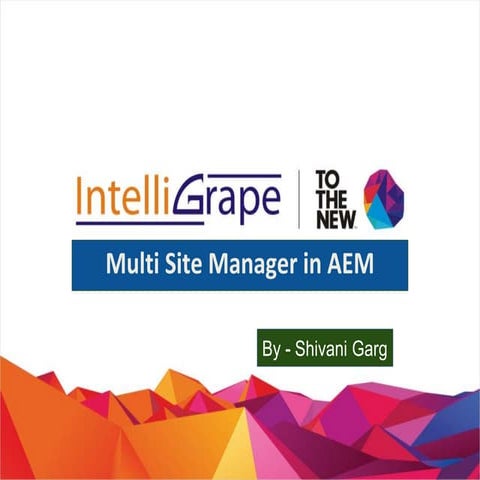 Multi Site Manager | PPTX