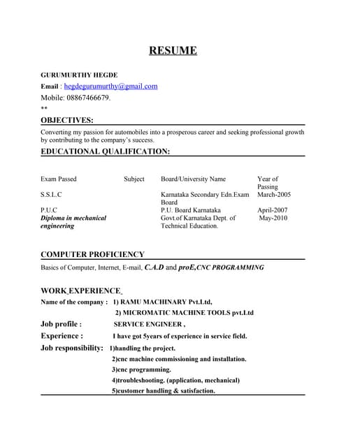 Copy New of RESUME OF AMIT SHARMA(1) | PDF