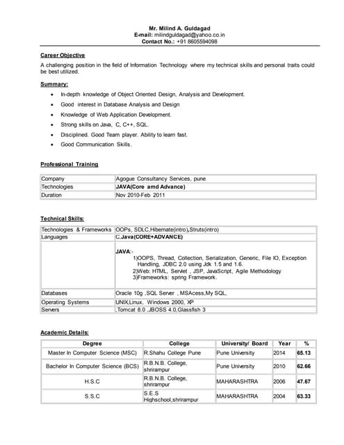 Jayasimha Resume 2014 | DOC | Programming Languages | Computing