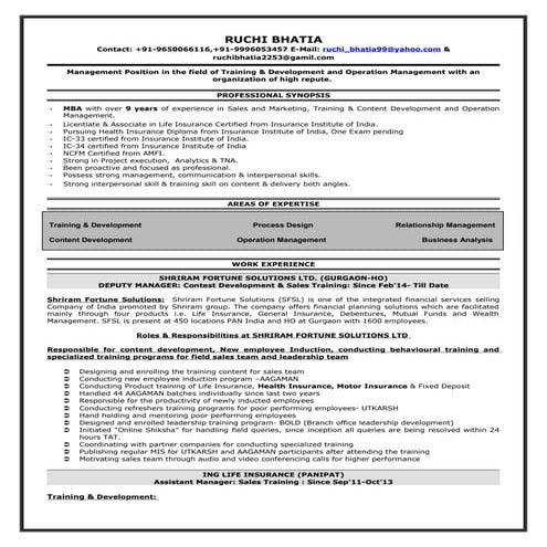 Ruchi's CV updated- June 2016 (2) | PDF