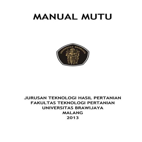 4e360 manual-mutu-thp-2013-revisi-8 | PDF