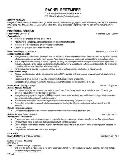 Howard rein resume research | PDF