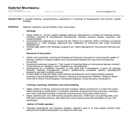 Gabriel Munteanu CV | DOCX