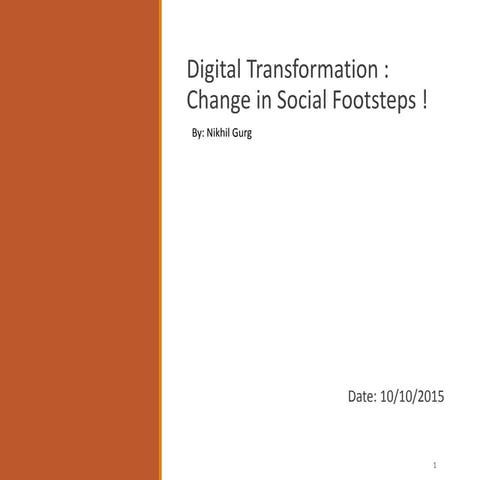 Digital Transformation | PPT