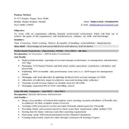 Anshul - Resume | DOC