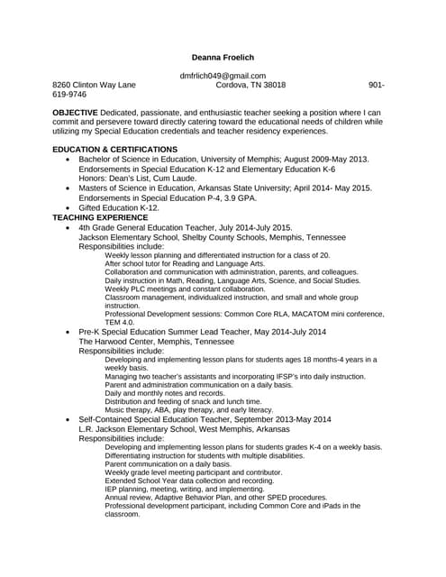 Becky Scott Resume 2015 | DOCX | Professional School | Postgraduate ...