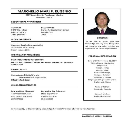 Marchello-Eugenio (1) | DOCX | Education