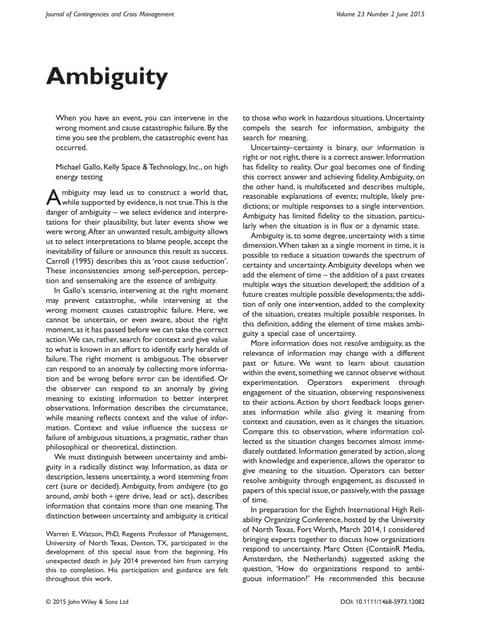 Emergency Medical Decision Making | PDF